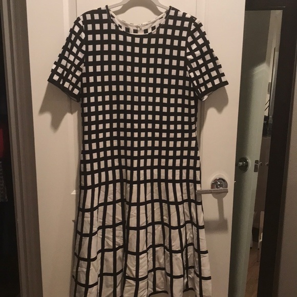 St. John | Dresses | St John Window Pane Knit Dress | Poshmark